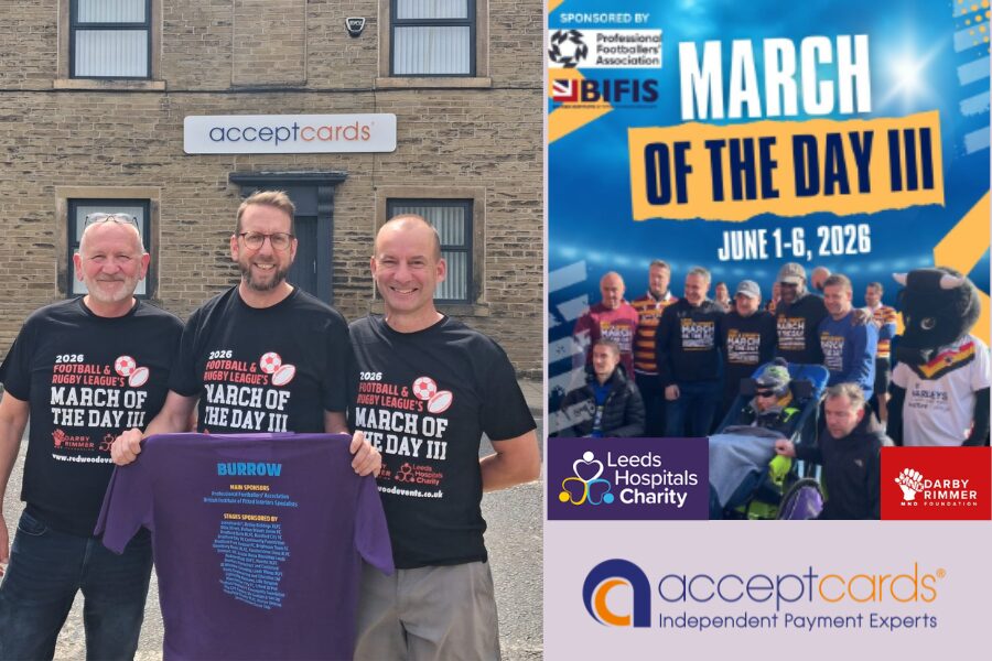 Team acceptcards® Taking on March of the Day III for MND Causes ...